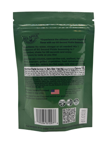 60-Second Pickle - Classic Dill – All Spice Merchants